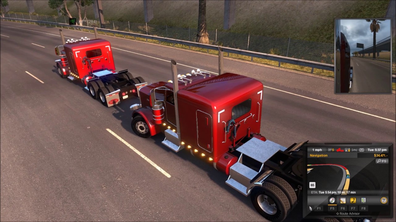 American Truck Simulator | Peterbilt 389 High Speed Crash Test - YouTube
