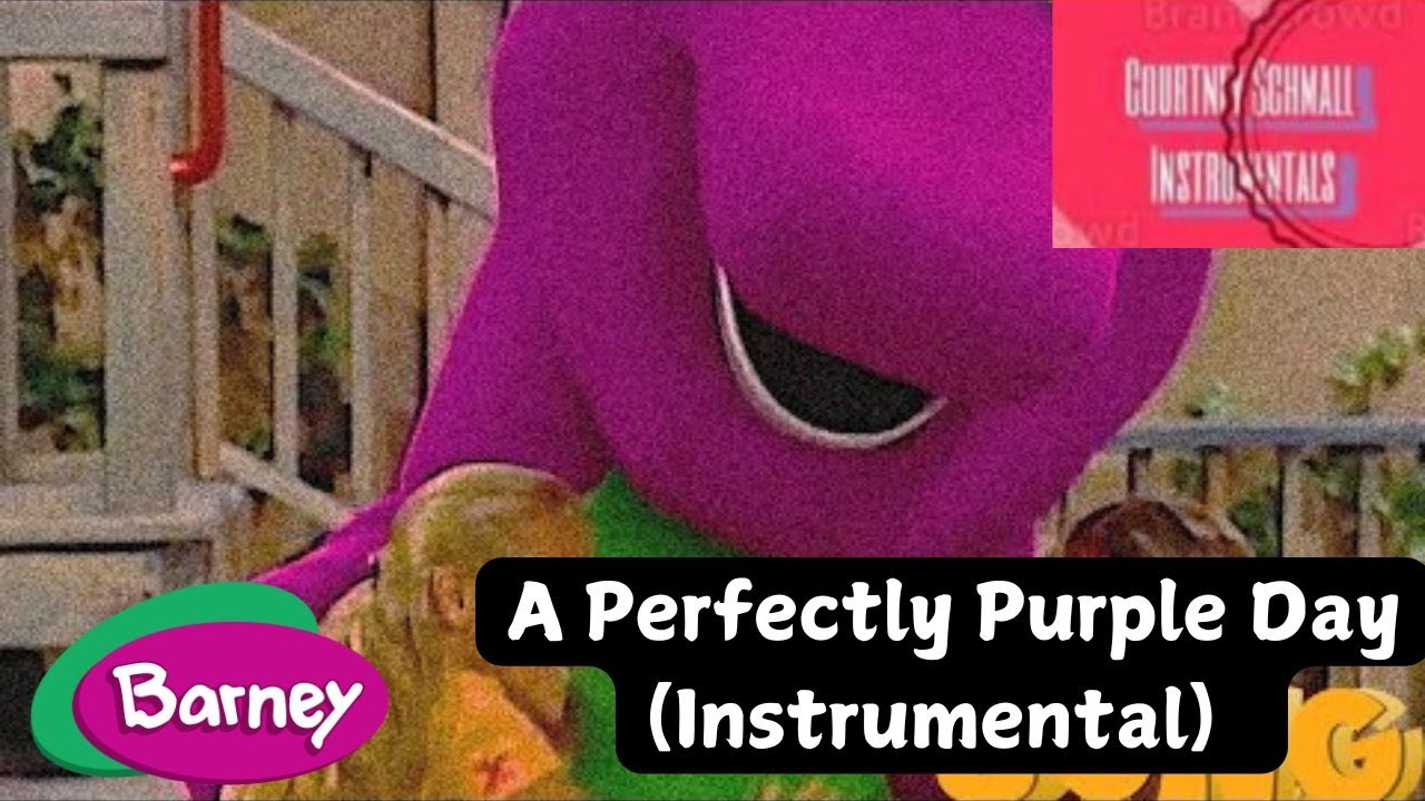 Barney : A Perfectly Purple Day! (Instrumental) - YouTube