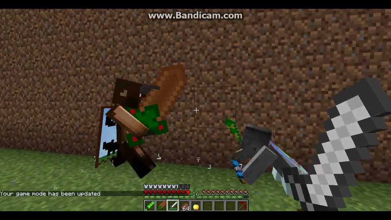 Minecraft mob battles minotaur boss vs gremlin shaman - YouTube