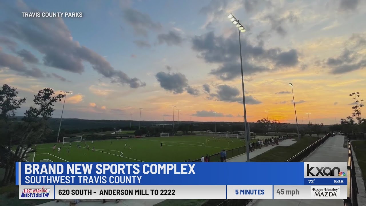 Massive sports complex opens in southwest Travis County - YouTube