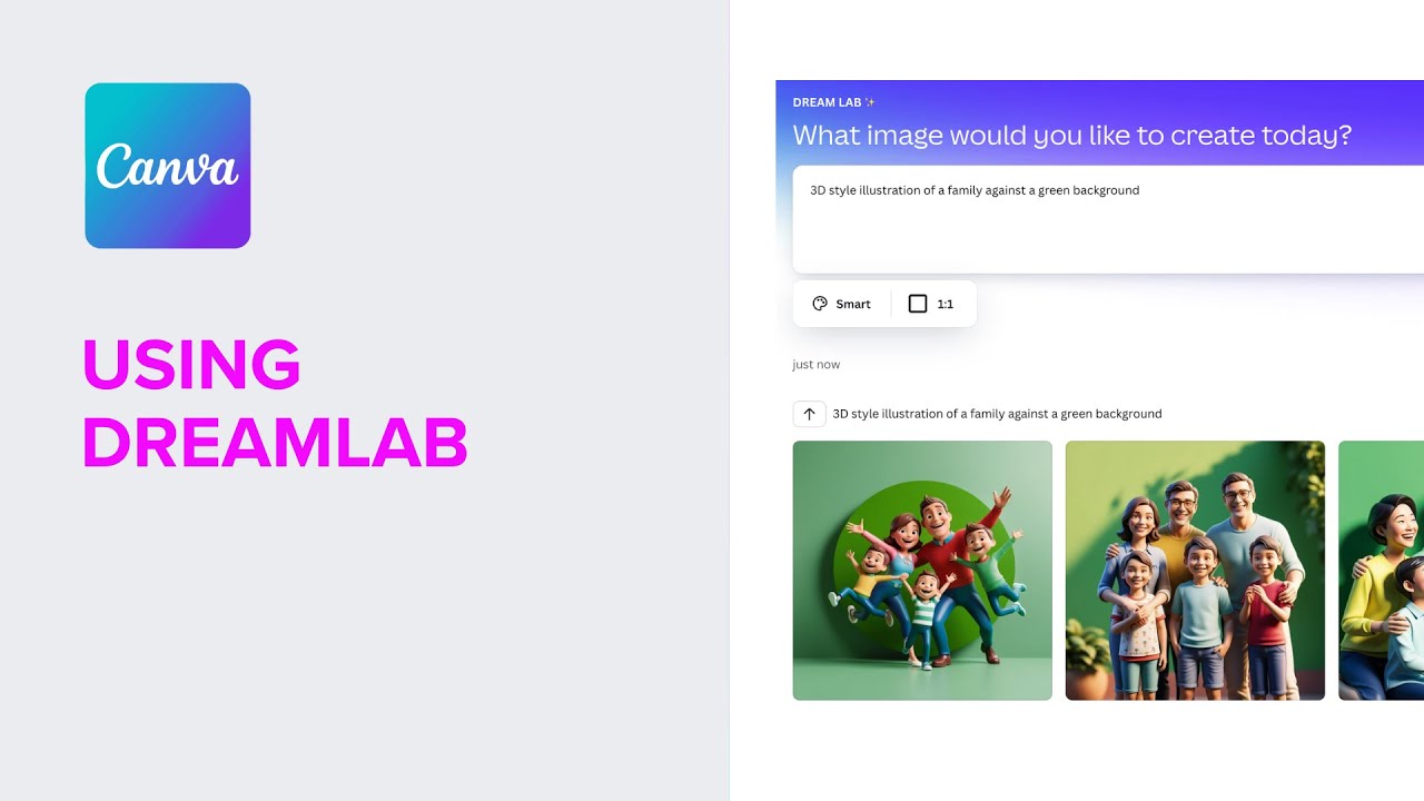 Canva - How To Use Dreamlab - YouTube