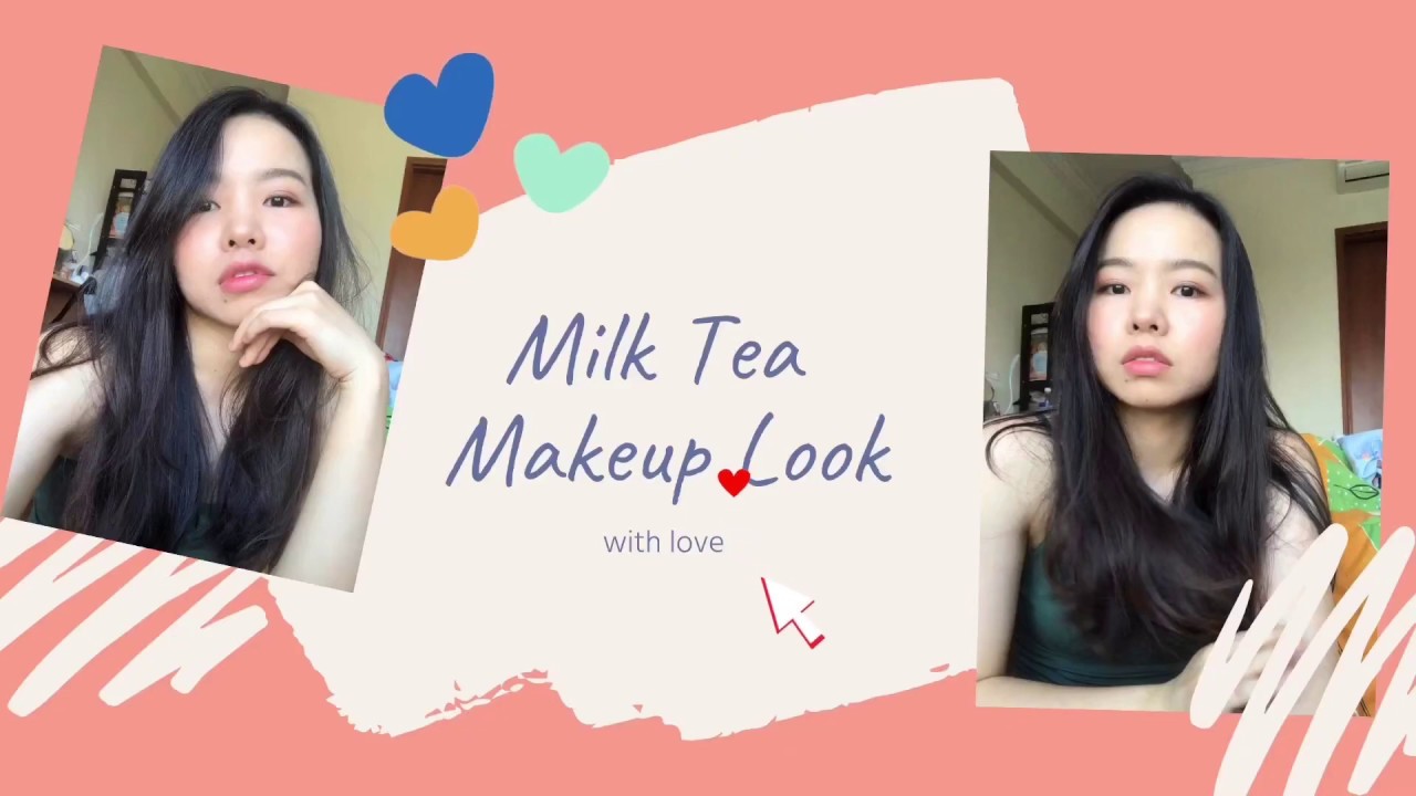 Milk Tea Makeup Look #奶茶妆 - YouTube