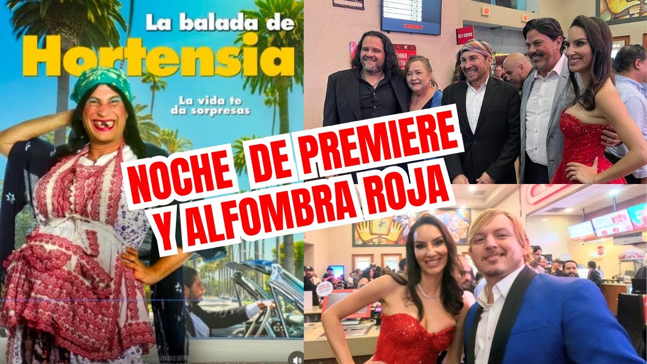 "La Balada de Hortensia" - Premiere y Alfombra Roja - YouTube