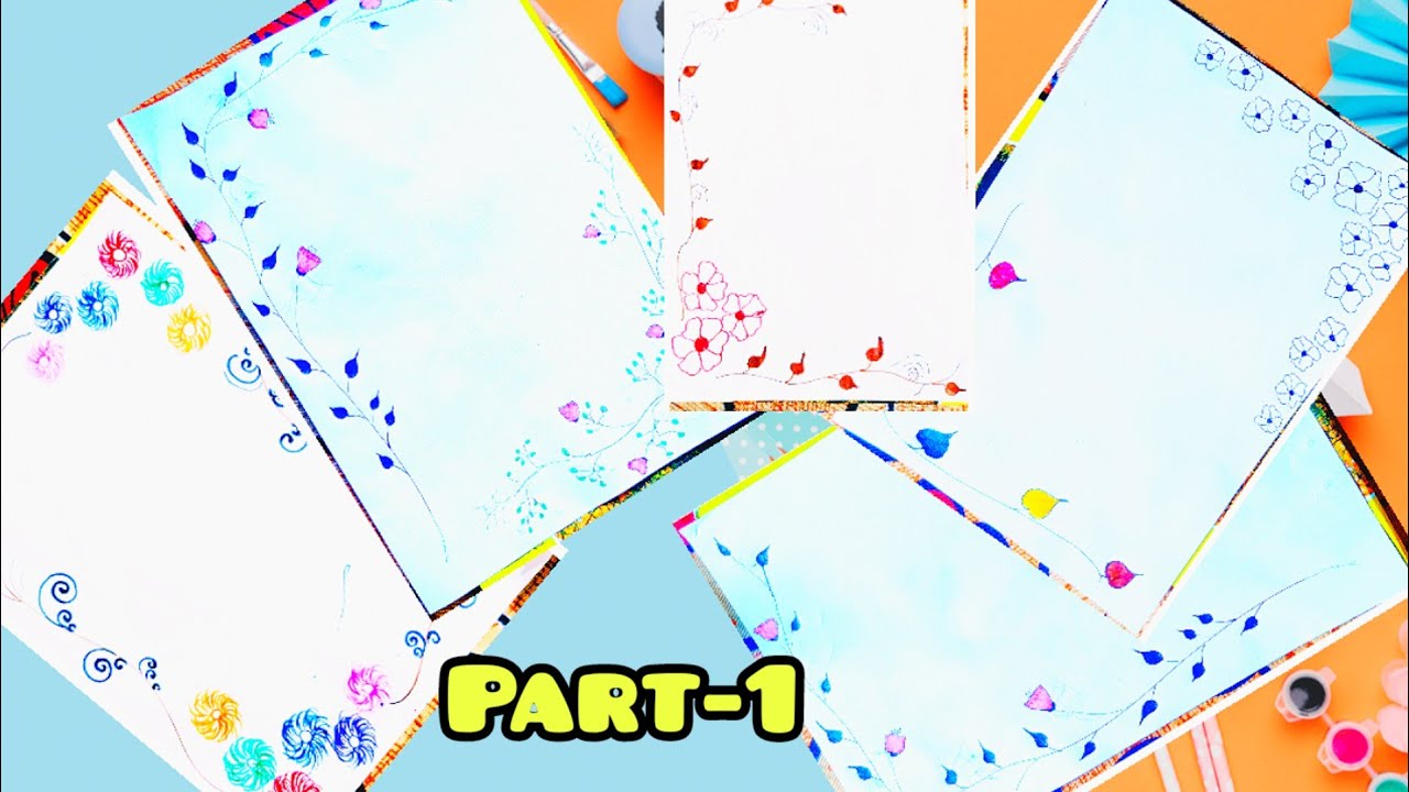 Notebook Border Design |Project Work Design |Holiday Homework ...