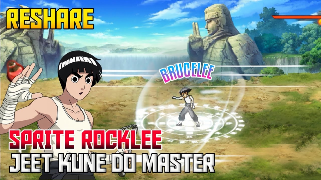 RESHARE Sprite RokLee [ Bruce Lee ] - Naruto Senki - YouTube