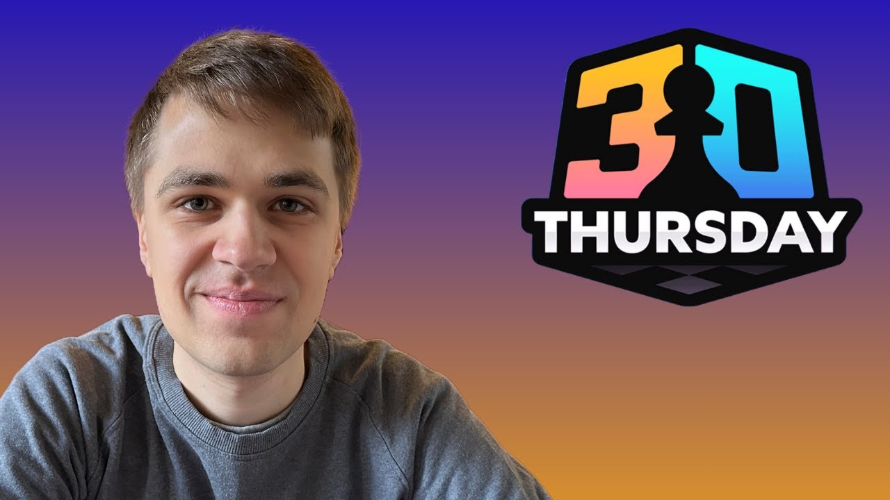 3 0 Thursday aus Wijk aan Zee! Kann ich Matthias Blübaum hinter mir ...