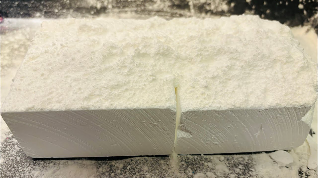 Crunchy and soft fresh gym chalk blocks with a mix of baking soda ...