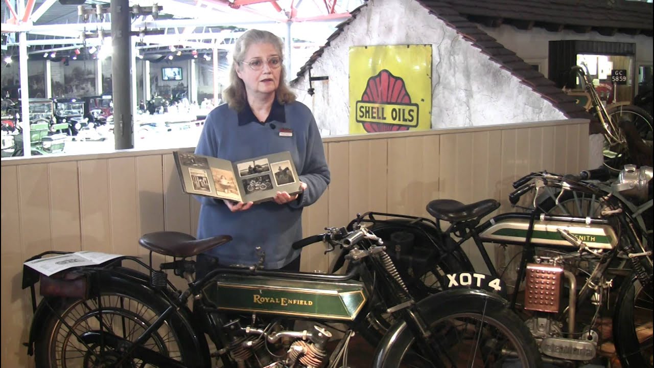 1914 Royal Enfield Motorcycle at the National Motor Museum, Beaulieu ...