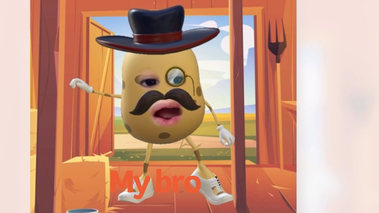 Weird dancing potato filter potato song try not to laugh - YouTube