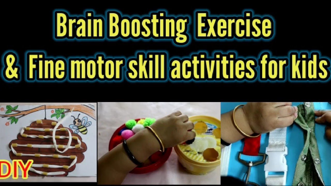 Brain Boosting Activities for kids | Fine Motor skill Developing | DIY ...