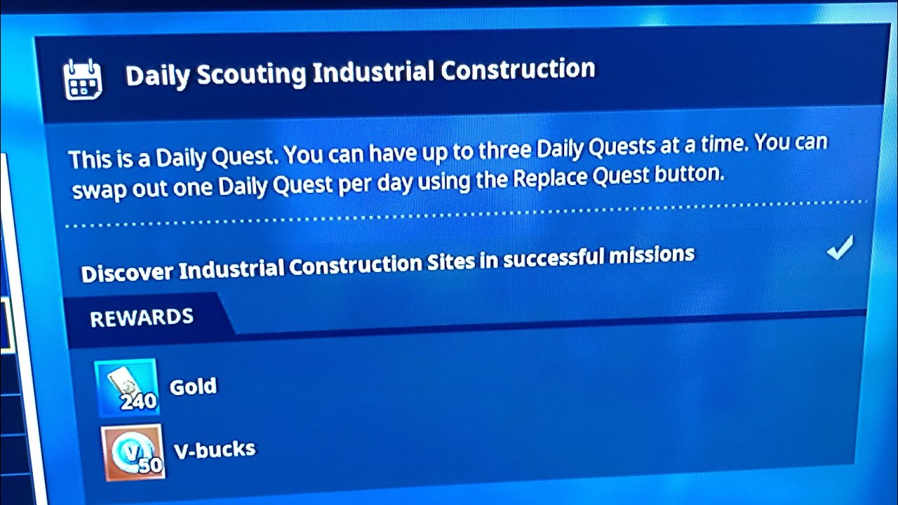 Daily Quest Guide: Discover Industrial Construction Sites in successful ...