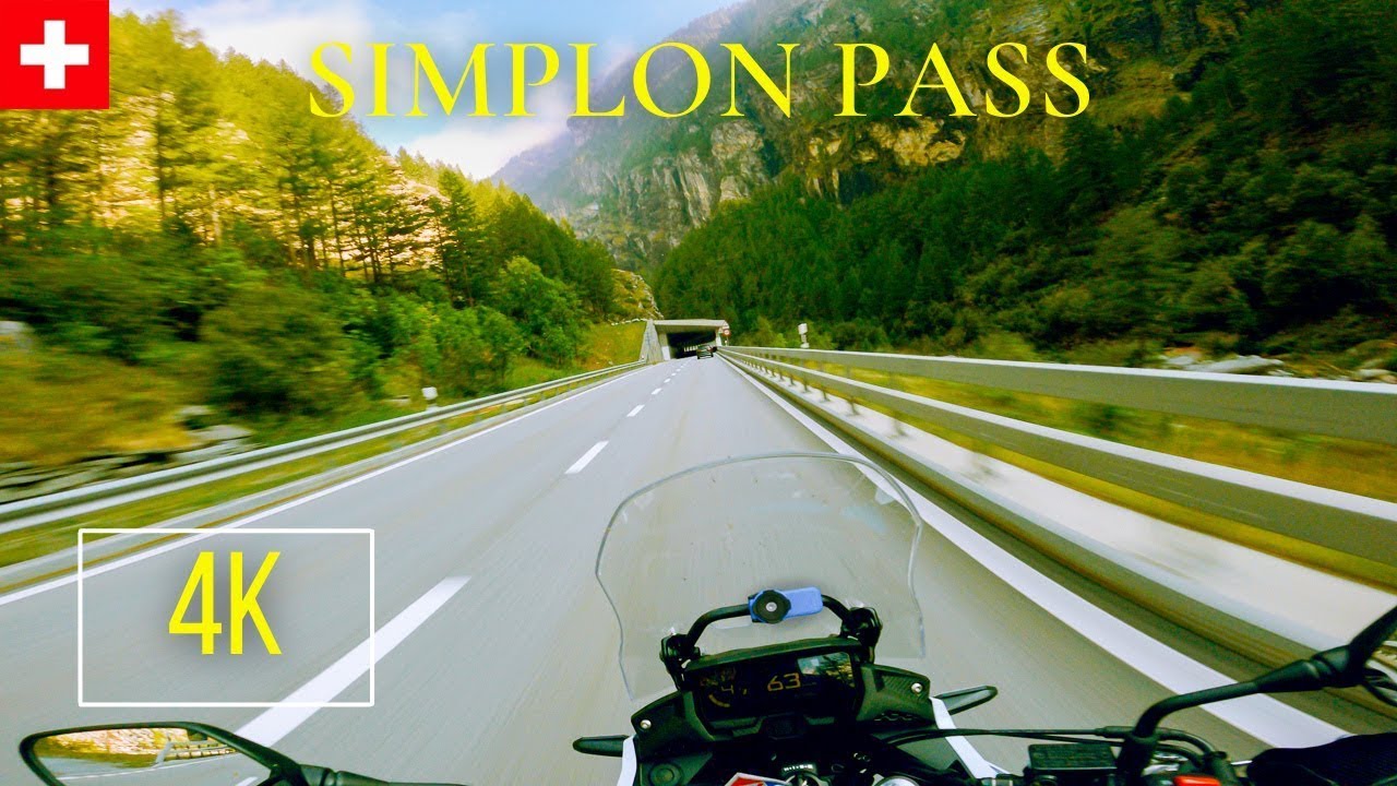 Riding the Simplon Pass in the Swiss Alps - 4K Tour - YouTube