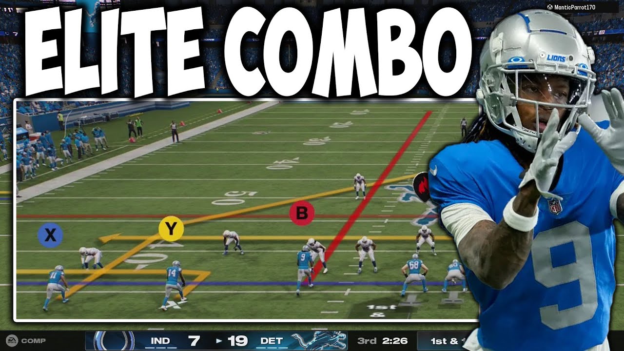 Madden 25 Best Trips Trey Trio Route Combo - YouTube