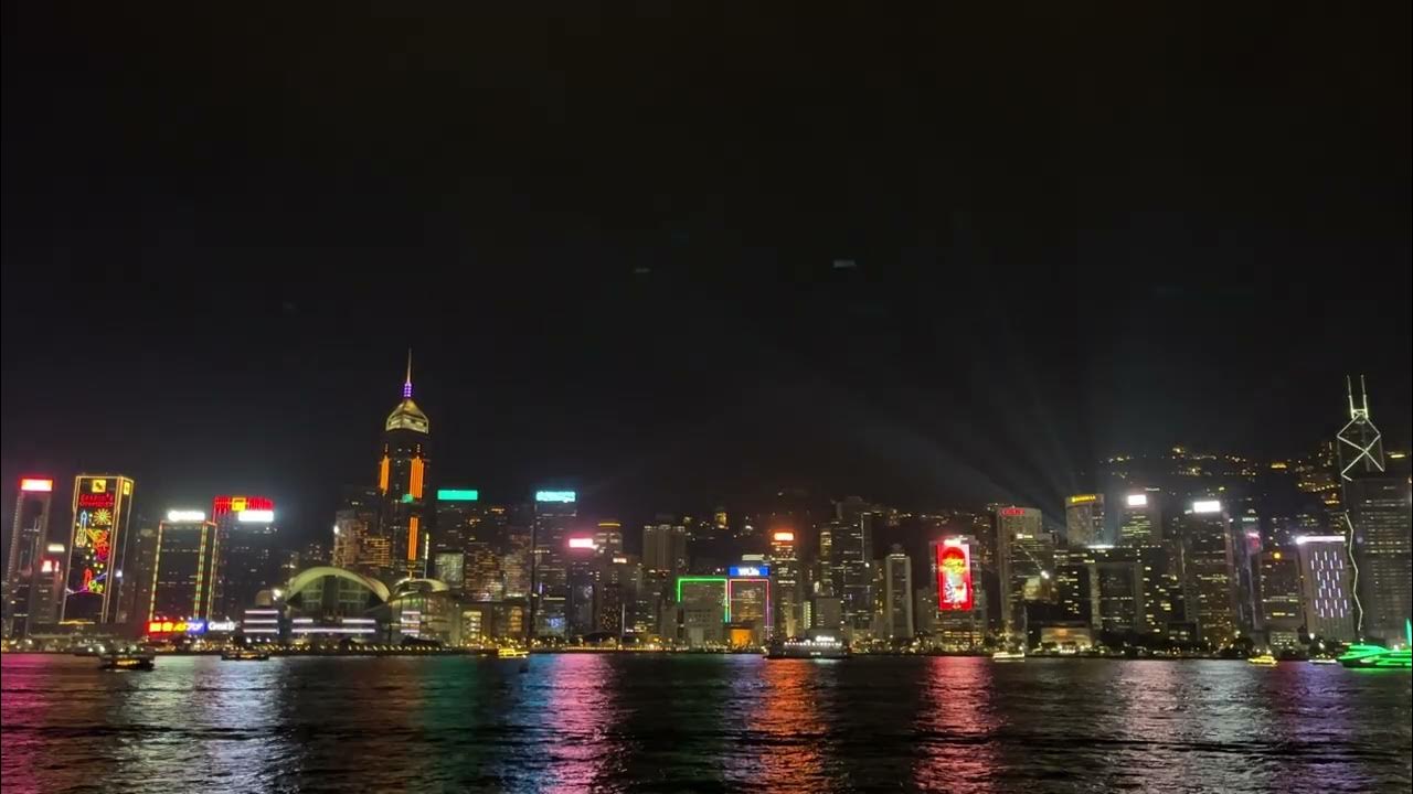 Symphony of Lights in Tsim Sha Tsui, Hong Kong - YouTube