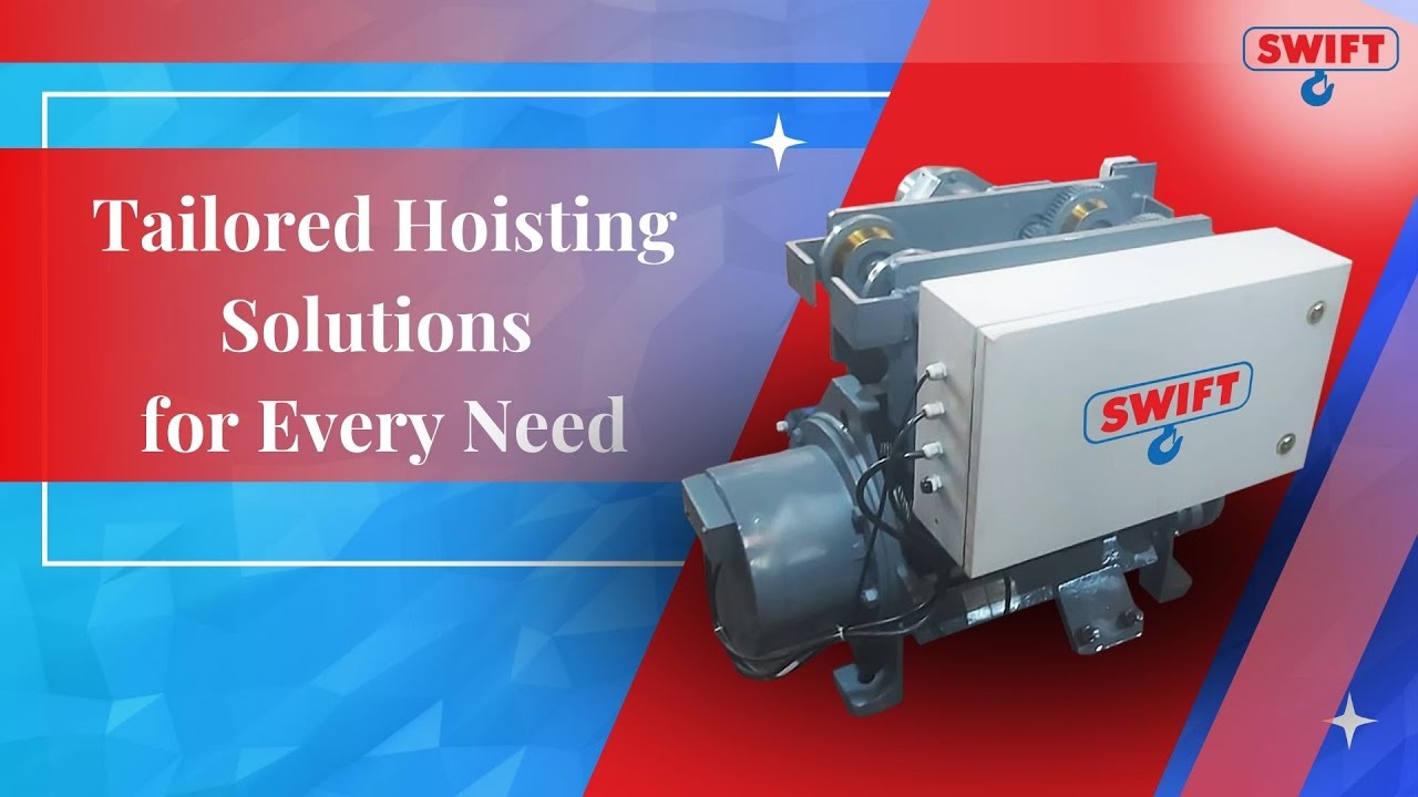 Elevate Your Operations with SWIFT Wire Rope Hoist! - YouTube