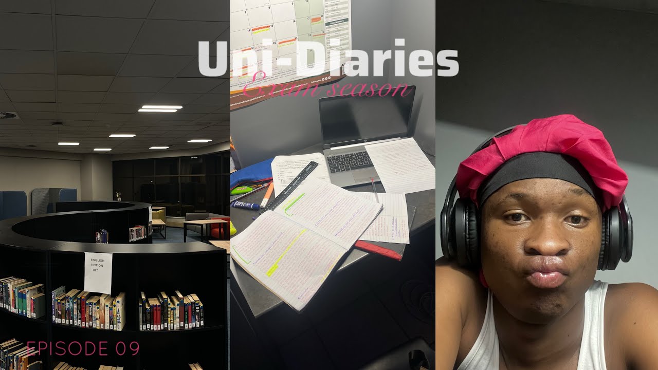 Uni-diaries EP09:Exam season | alot of studying,Cleaning,laundry and ...