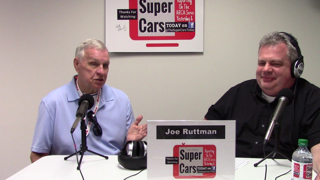 NASCAR USAC ARCA star Joe Ruttman on Super Cars Today TV Part 1 - YouTube