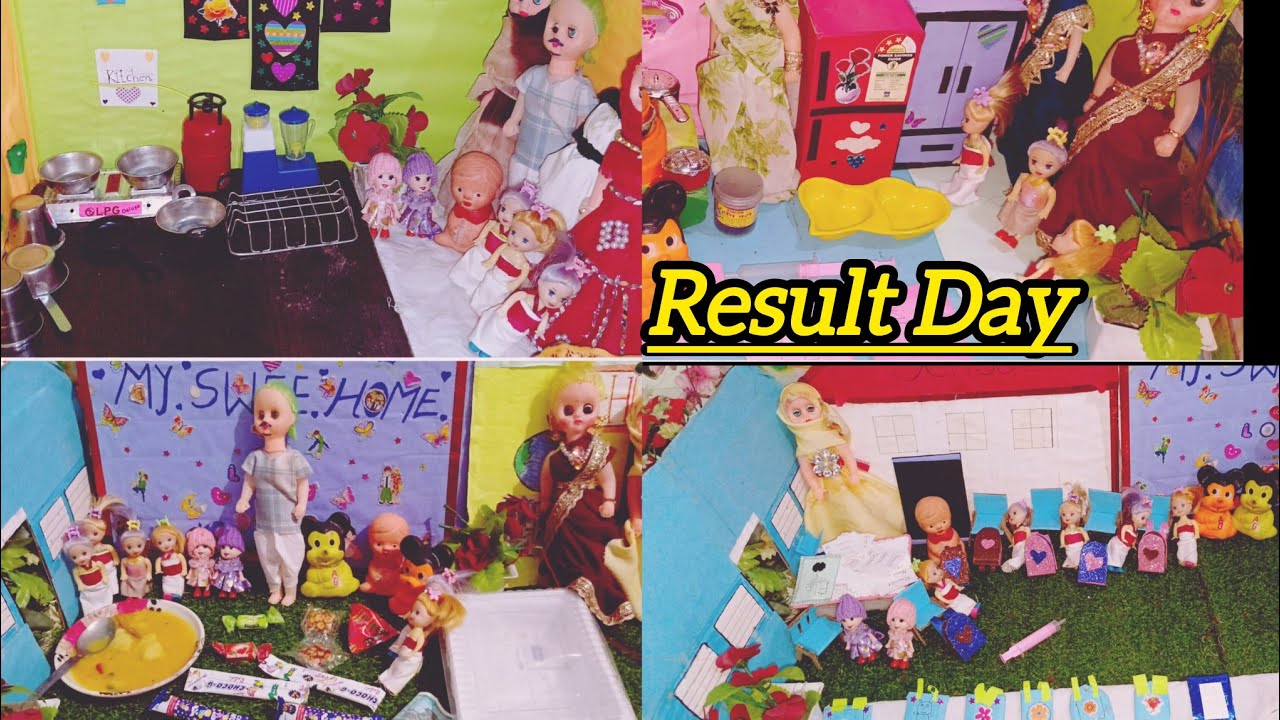 Chinky minky Kahani part 50|Barbie doll All day routine video| चिंकी ...