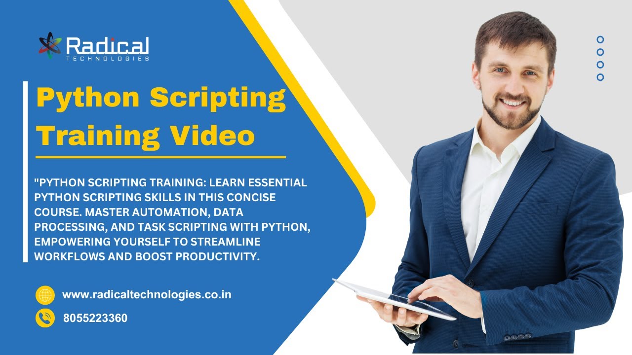 Python Scripting Online Training - Class 1 - Deepak Sir - Radical Technologies - YouTube