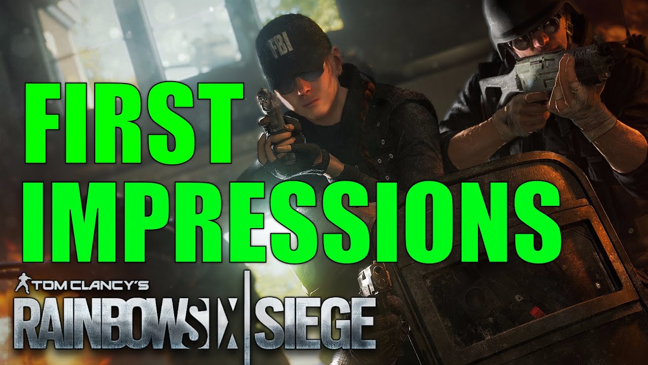 Rainbow Six Siege Multiplayer Gameplay and First Impressions - YouTube