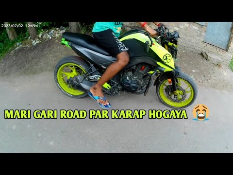 MARI GARI ROAD PAR KARAP HOGAYA 😭 - YouTube