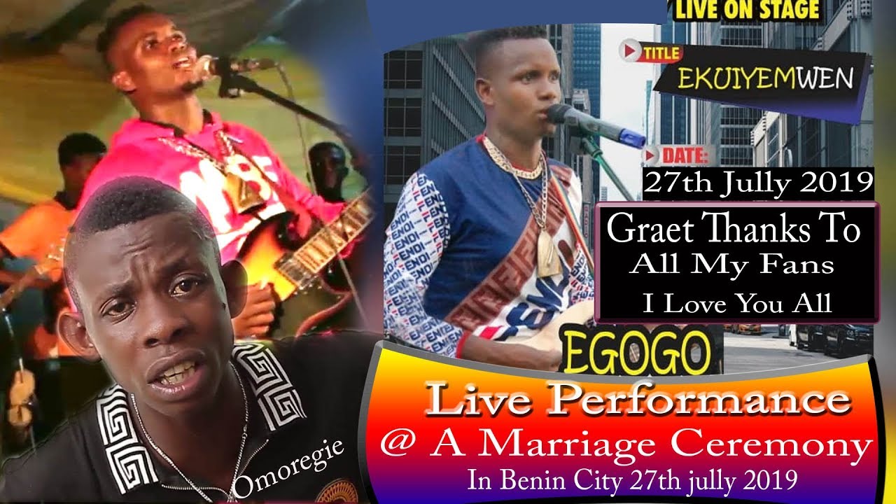 Egogo live performance @ a marriage ceremony August 2019 - YouTube