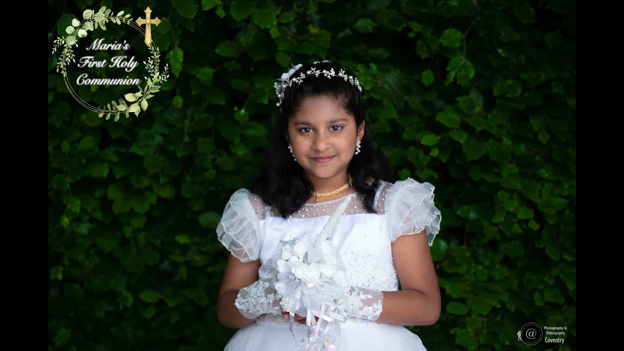 Maria's First Holy Communion - YouTube