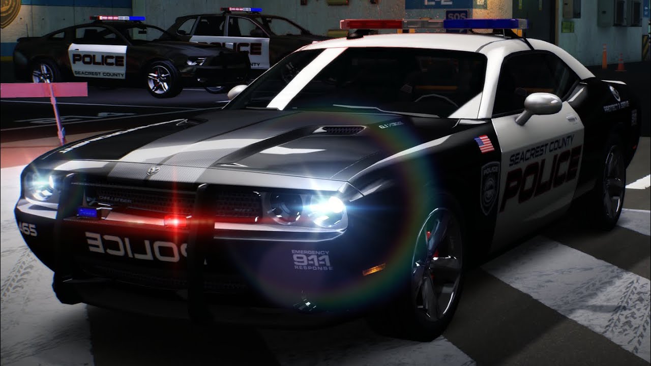 NFS HP Remastered - Dodge Challenger SRT8 Interceptor - YouTube