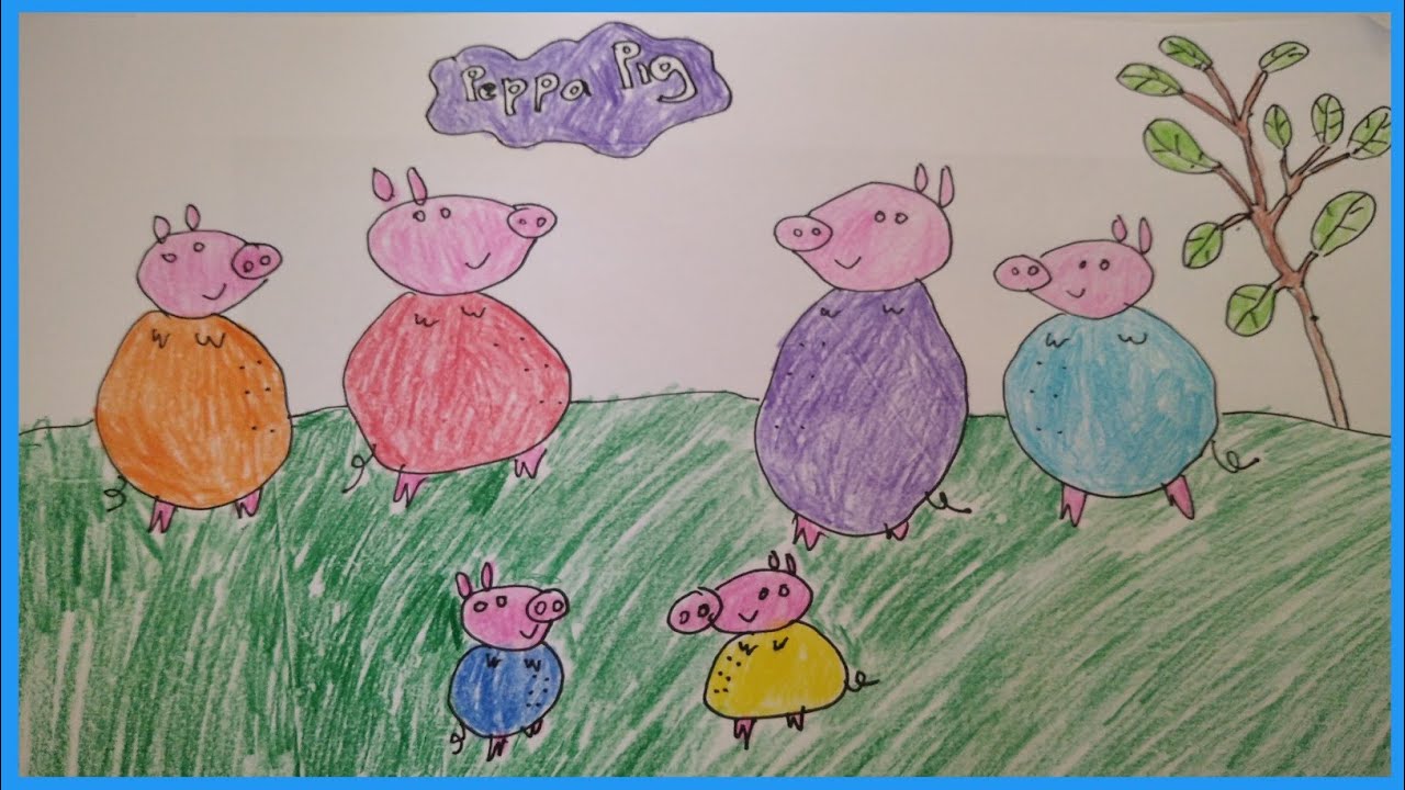One Circle One Big Circle | With Peppa Pig Character - YouTube