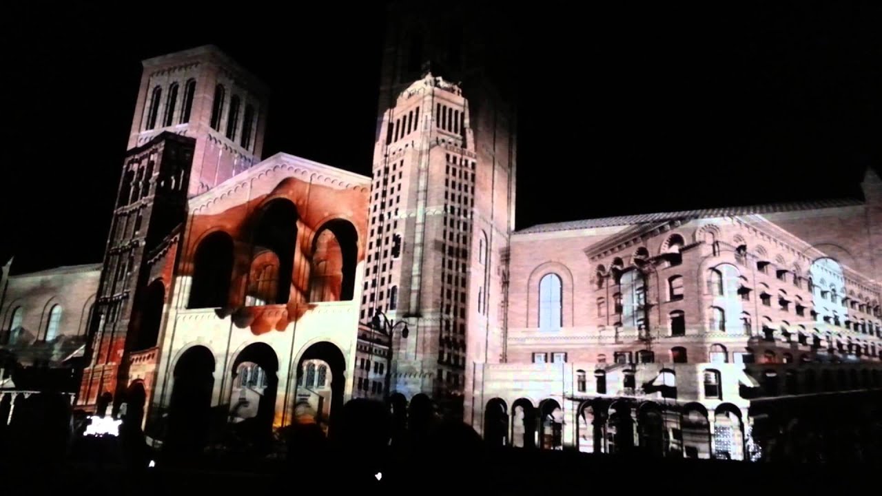 UCLA Let There Be laser mapping light show - YouTube