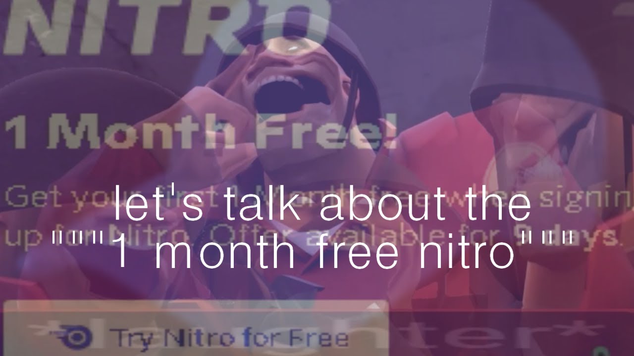 let's talk about the epic """1 month free nitro""" - YouTube