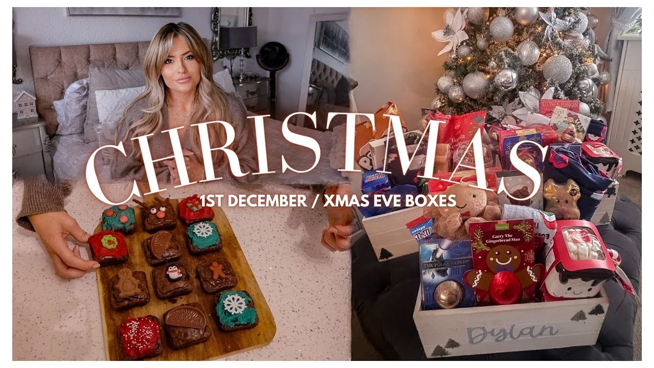 CHRISTMAS 1ST DECEMBER / XMAS EVE BOX IDEAS + CHRISTMAS CHOCOLATE ...