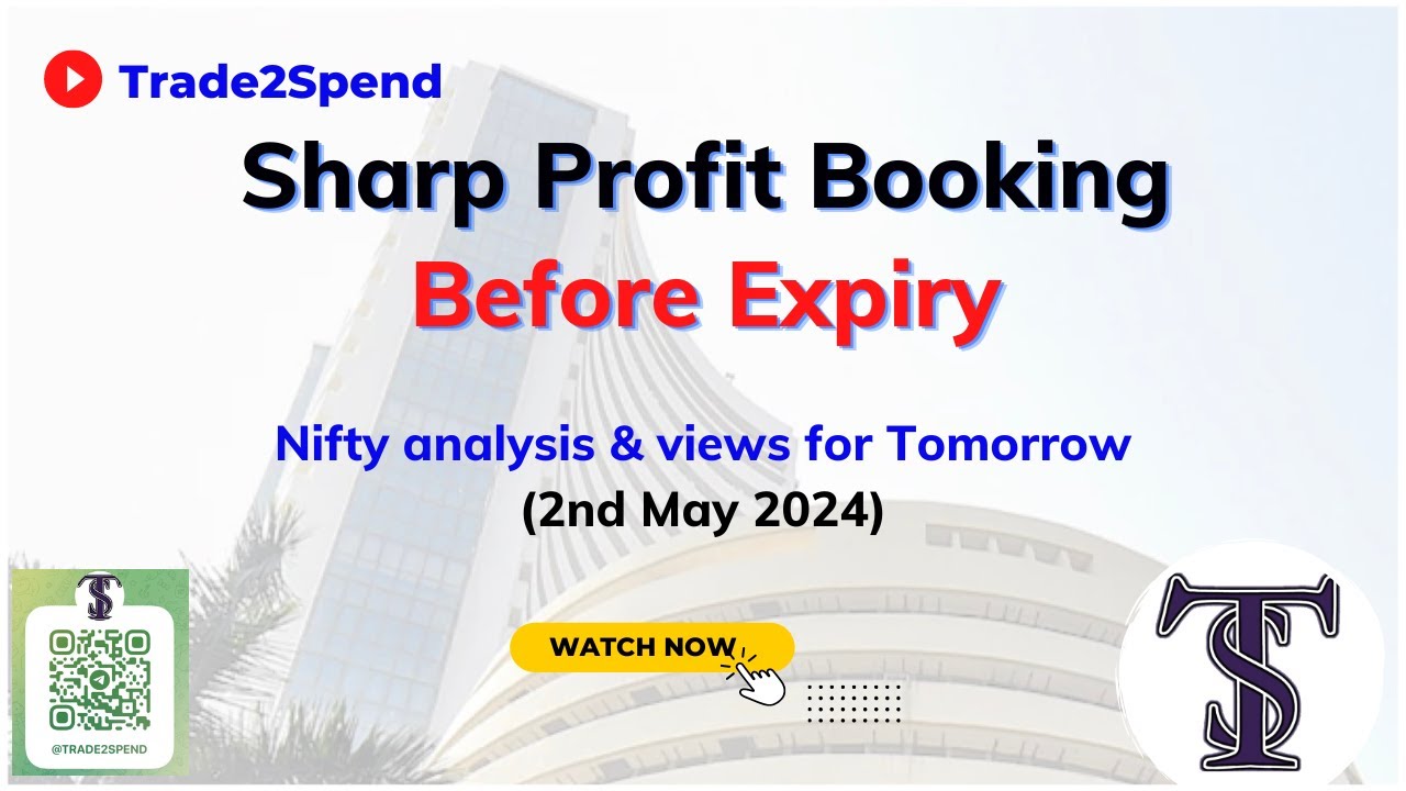Sharp profit booking before expiry | Nifty daily analysis and levels ...
