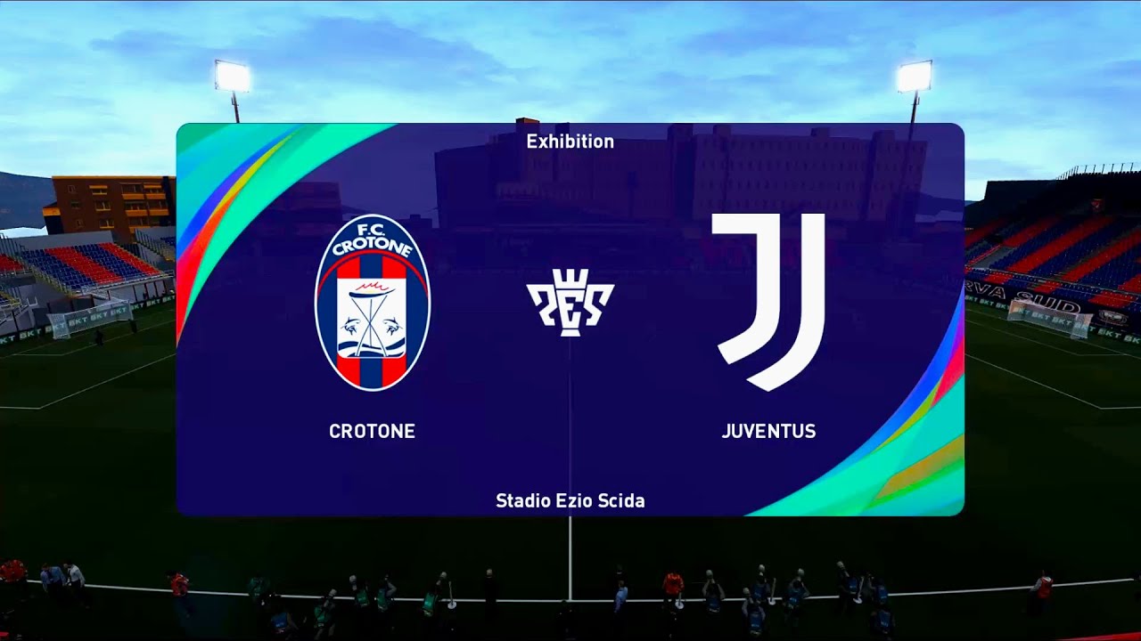 Crotone vs Juventus | Stadio Ezio Scida | 2020-21 Serie A | PES 2021 ...