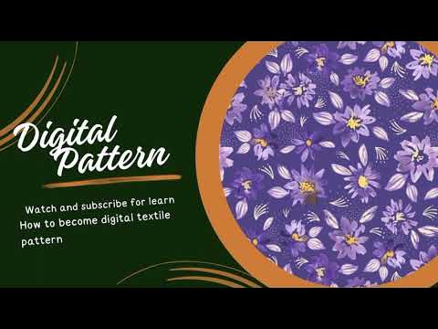 how to become a digital textile pattern for prints, professional ...