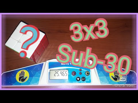 3x3 ZEKA KÜPÜ 30 SANİYENİN ALTINDA NASIL ÇÖZÜLÜR - CFOP