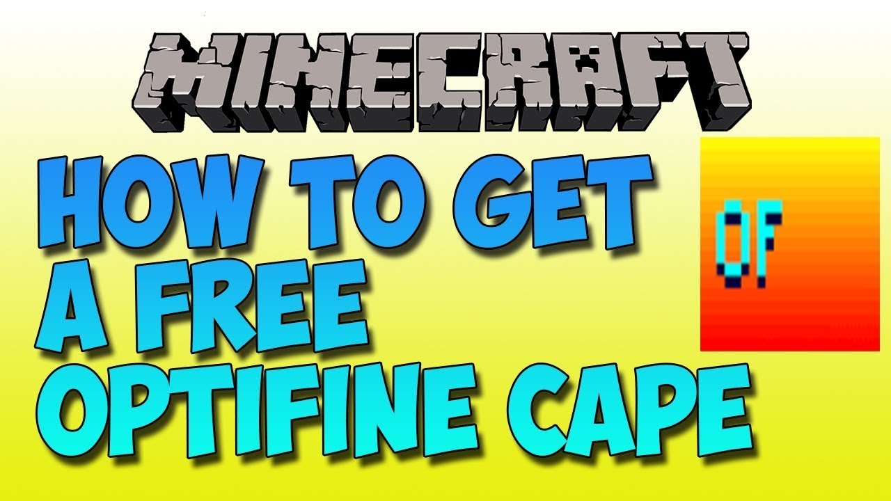 How to get an Optifine Cape! (100% LEGIT!!) - YouTube