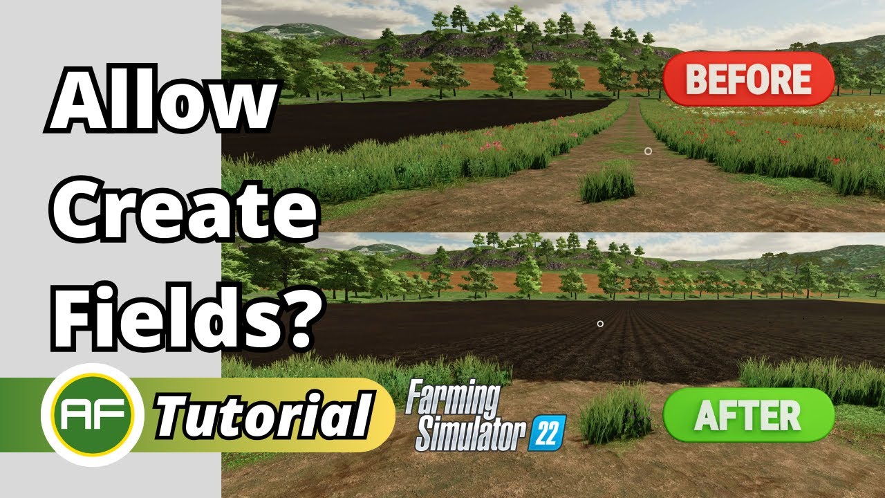 Allow Create Fields Explained Farming Simulator 22 Beginner Guide