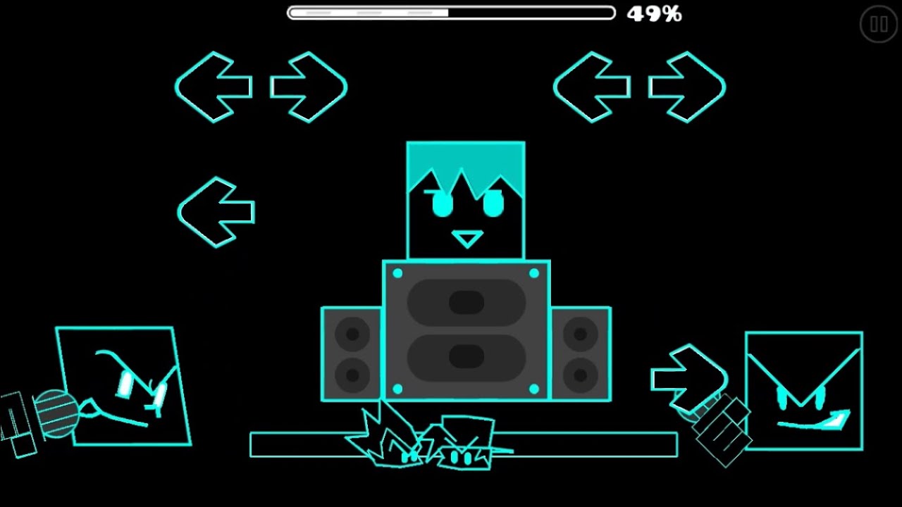 FNF in GD #2 | Geometry Dash - YouTube