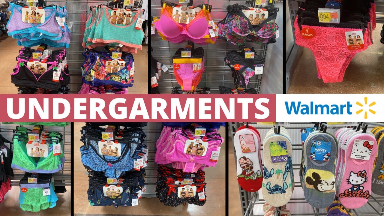 💛NEW WALMART UNDERGARMENTS ARE IN STOCK‼️WALMART SHOP WITH ME | WALMART ...