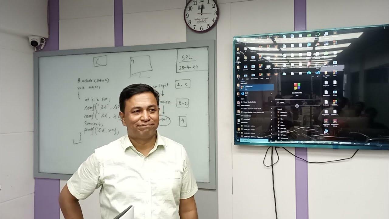 Structured Programming Language | LAB Lecture-01| CSE |Ahsan Arif | University of Scholars - YouTube