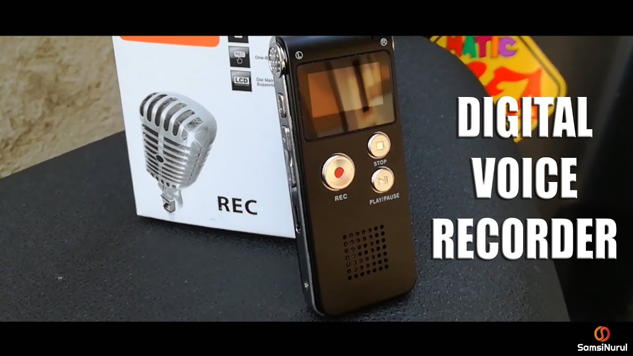 Digital Voice Recorder Alat Perekam Suara | Unbox & Test - YouTube