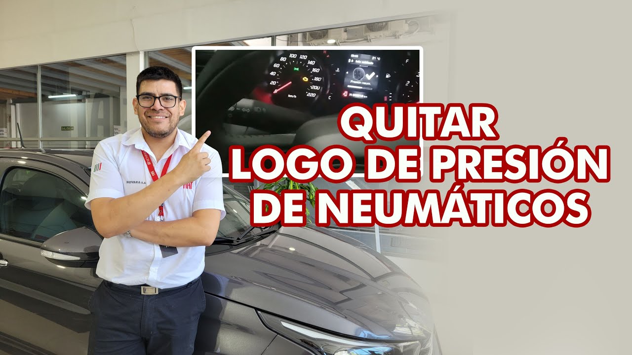 Cómo quitar testigos de presión de neumáticos en tu FIAT - YouTube