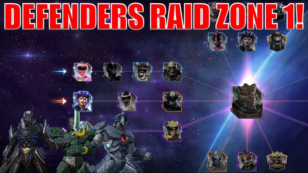 Defenders Raid Zone 1! | Power Rangers Legacy Wars Raids - YouTube
