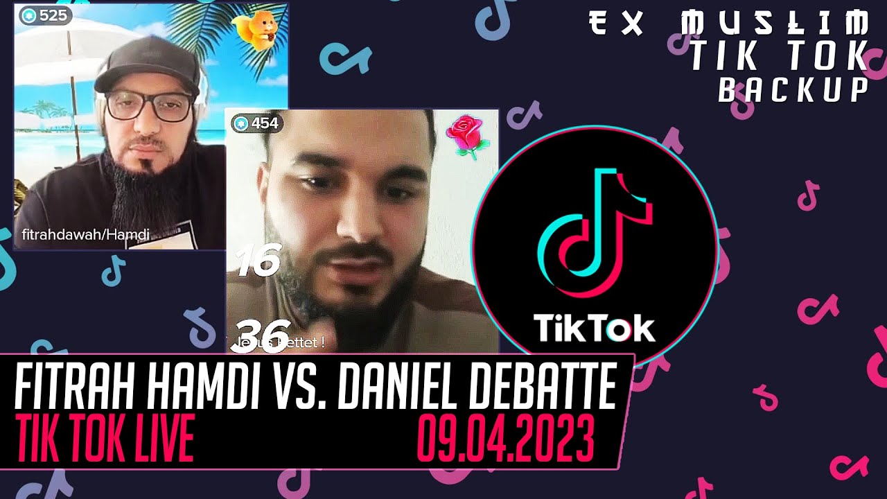 Fitrah Hamdi vs. Daniel (Jesus Rettet) | Live Debatte 09.04.2023 - YouTube