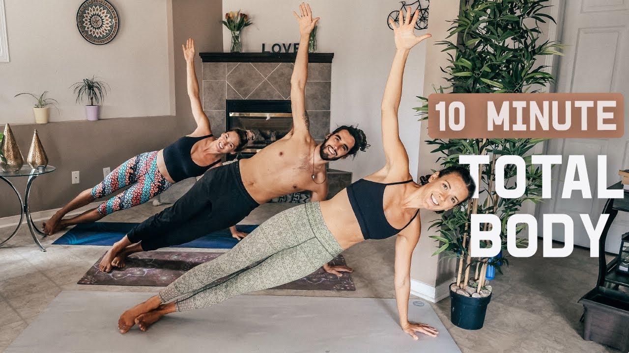 10 Minute TOTAL BODY WORKOUT (No Equipment) - YouTube