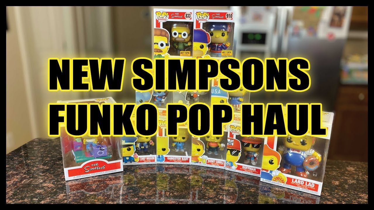 HUGE NEW Simpsons Funko Pop Haul - YouTube