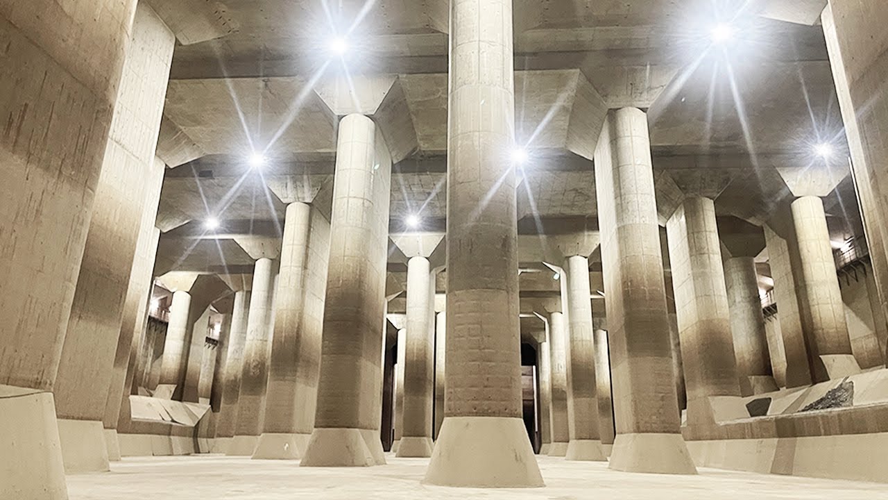 Like an Underground Temple! Japan’s Giant Flood Control Structure🏛️🇯🇵｜G ...