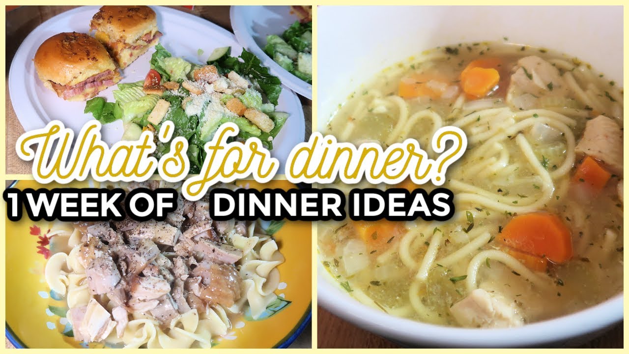 EASY FAMILY DINNER IDEAS | WHAT'S FOR DINNER? #303 | 7 Real Life Family ...