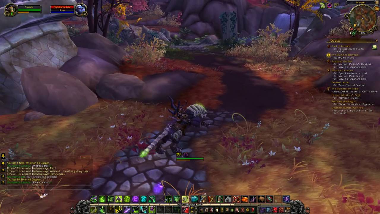 World of Warcraft Trail of Echoes Legion Quest Guide - YouTube